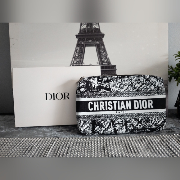 Dior | Bags | Christian Dior Beauty Plan De Paris Map Pouchnib | Poshmark